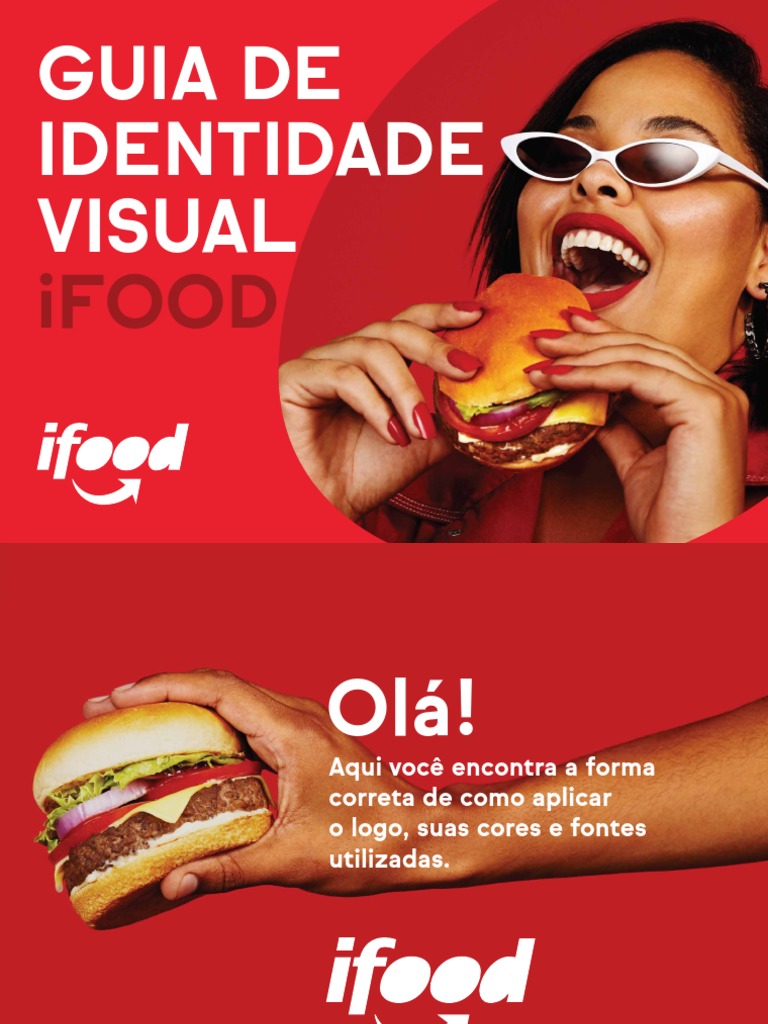 Guia de Identidade Visual Ifood | PDF | Caixa alta e caixa baixa | Cor