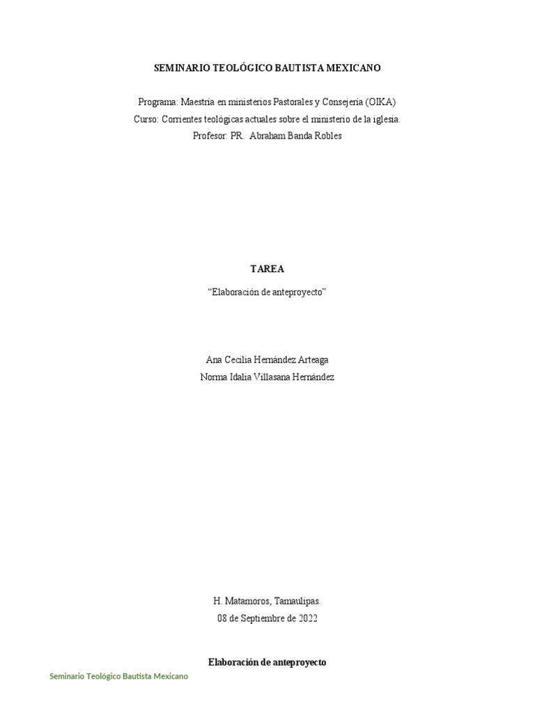 Hoja Formateada | PDF | Seminario | México