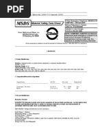 MSDS H2So4 | PDF | Sulfuric Acid | Respiratory System