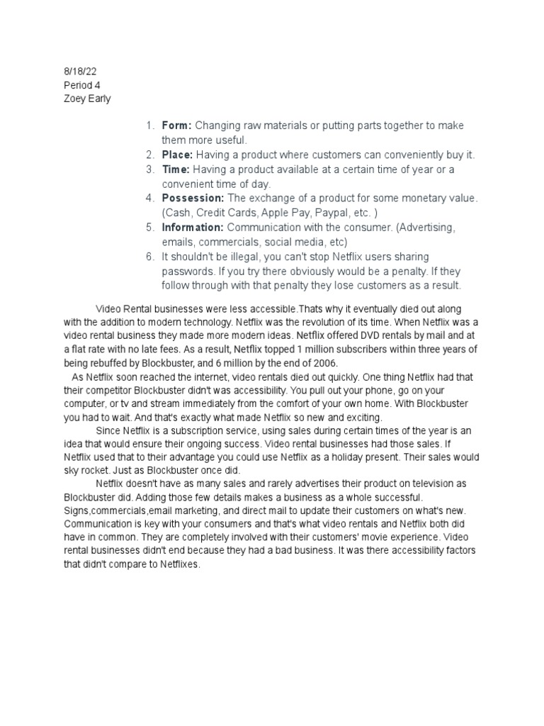 Netflix Project | PDF | Netflix | Subscription Business Model