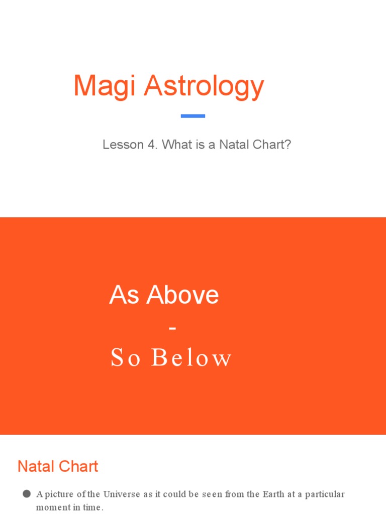 Understanding Natal Charts in Magi Astrology | PDF