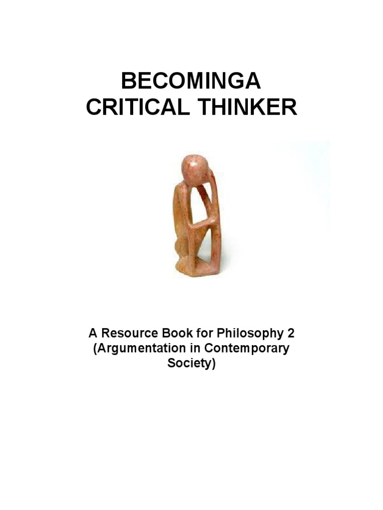 Critical Thinker Yarn | PDF | Argument | Critical Thinking