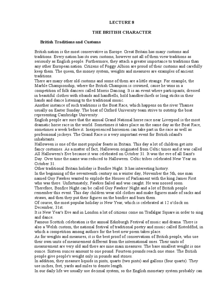 The British Character | PDF | Newspapers | The Times