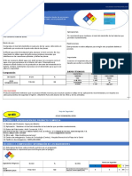 Agua Hoja de Seguridad | PDF | Agua | Solubilidad