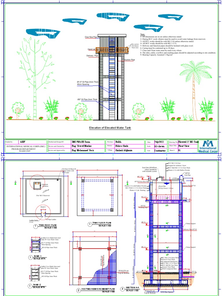 Tank Drawing | PDF | Equipment | Building Materials