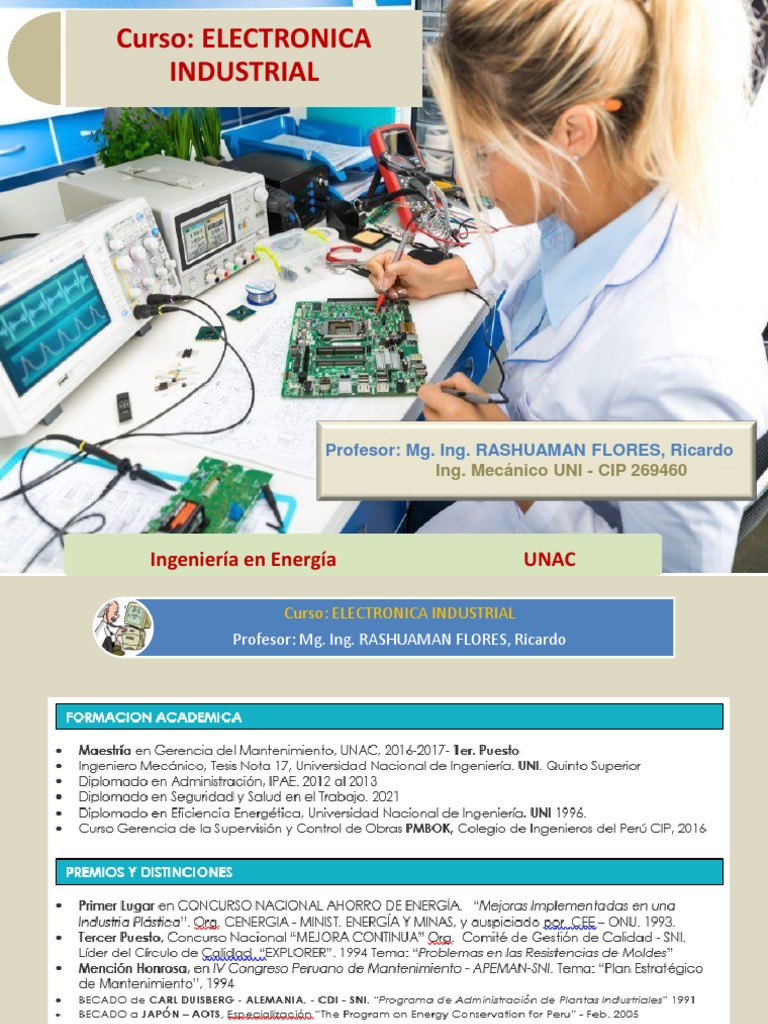 SEM01 - Introduccion A La Electronica | PDF | Electrónica | Transistor