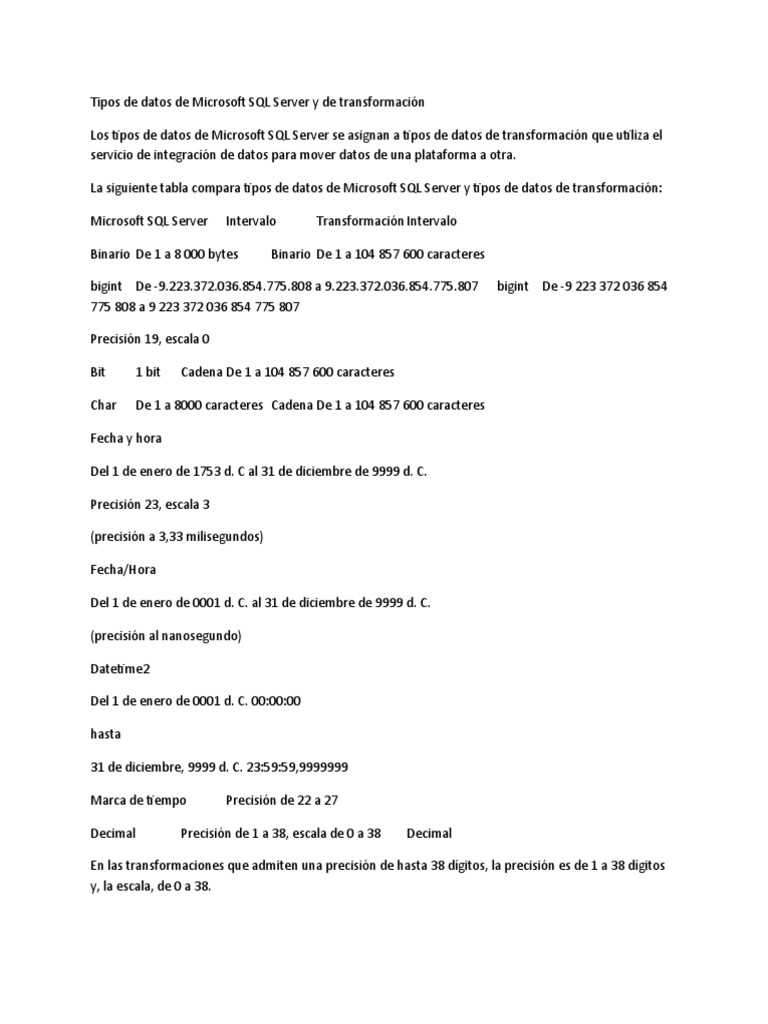 Tipos de Datos-WPS Office | PDF | Tipo de datos | Byte