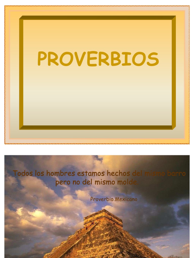 PROVERBIOS | PDF