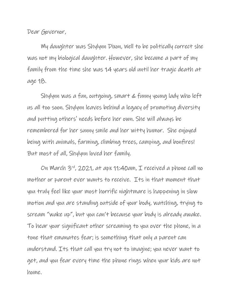 Rosemarie Maneri Letter | PDF