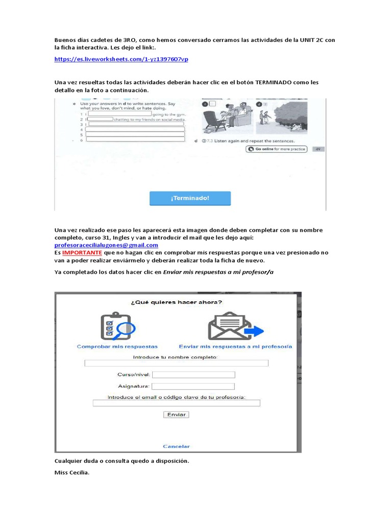 Unit 2C - Time Sequencers and Connectors - Activities | PDF