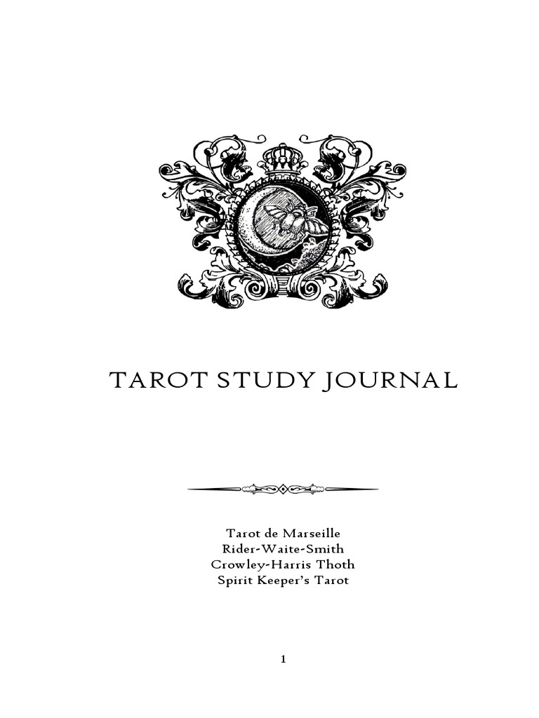 Tarot Study Journal TDM Rws Thoth SKT | PDF | Planets In Astrology ...