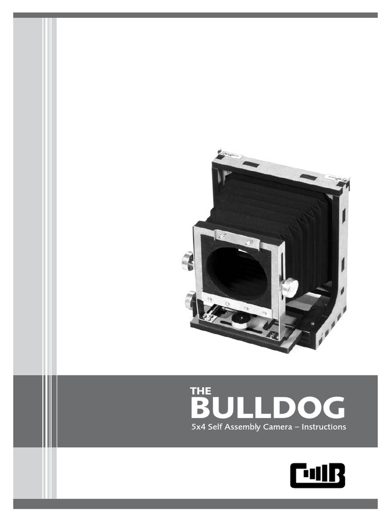 DIY 5x4 Camera Assembly Guide | PDF | Screw | Camera