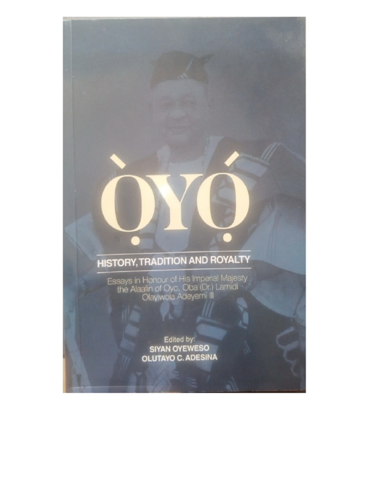 Oyo HistoryTraditionandRoyalty | PDF | Santería