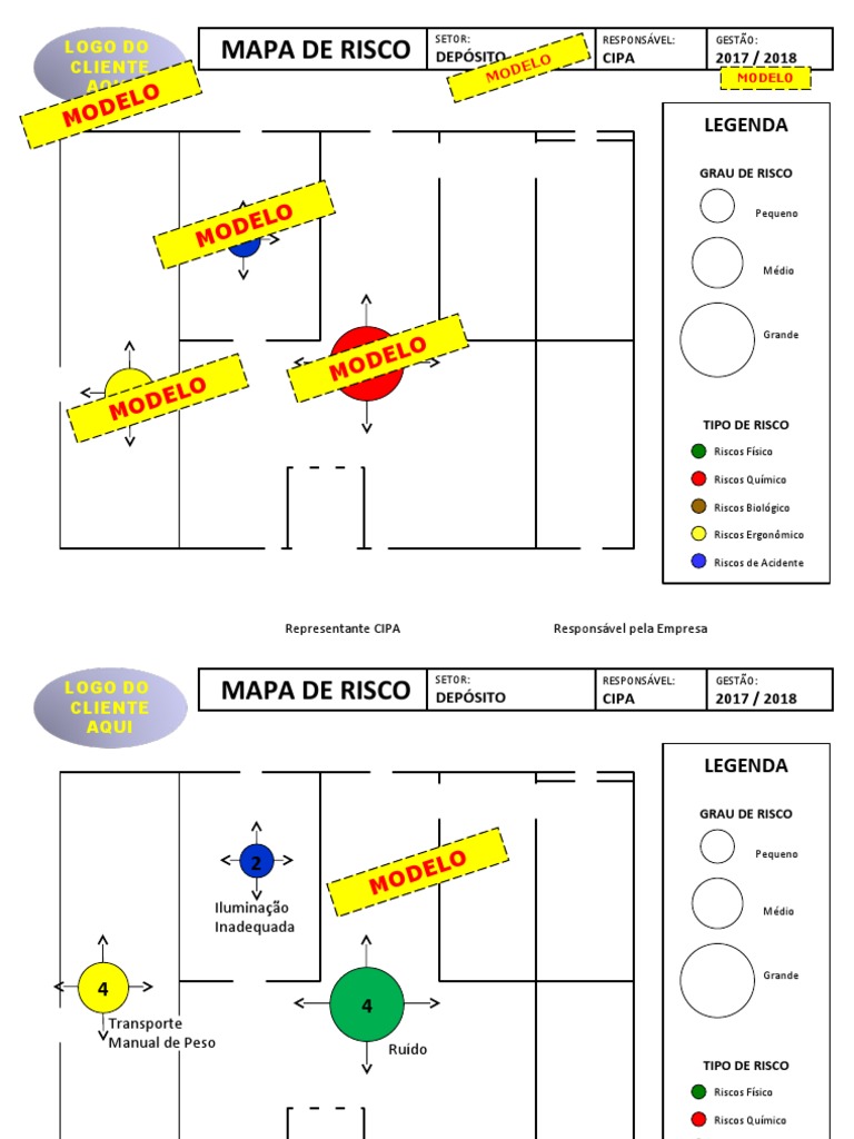 NR 05 - Mapa de Risco | PDF | Business | Economias