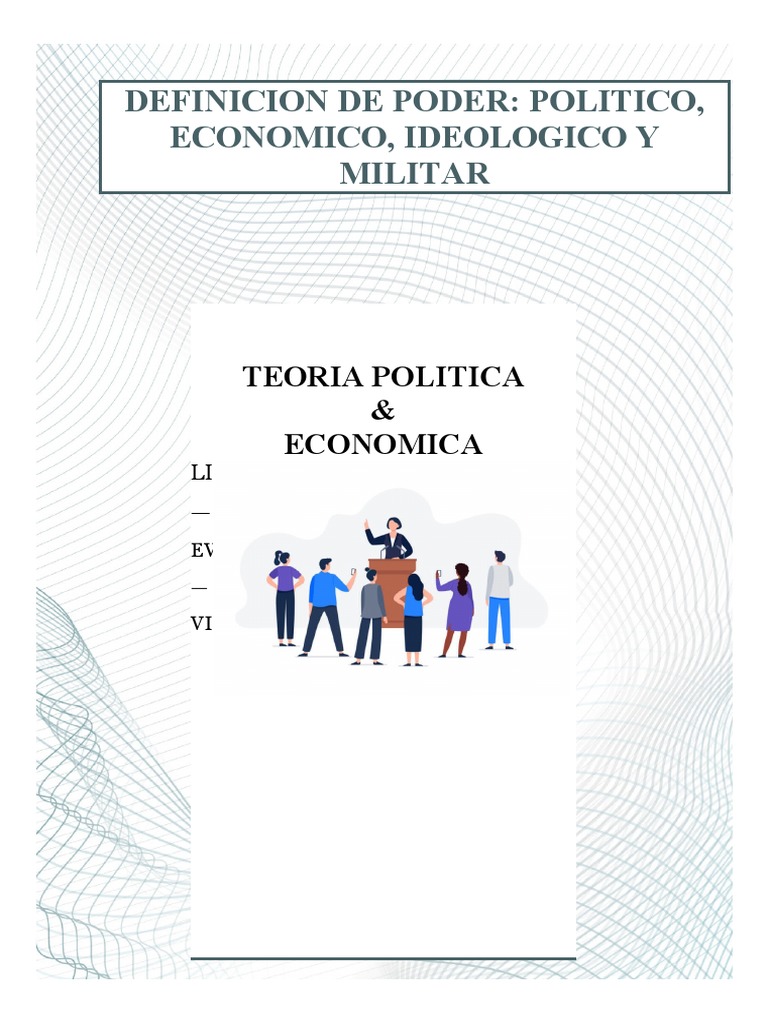 Definicion de Poder | PDF | Estado (política) | Militar