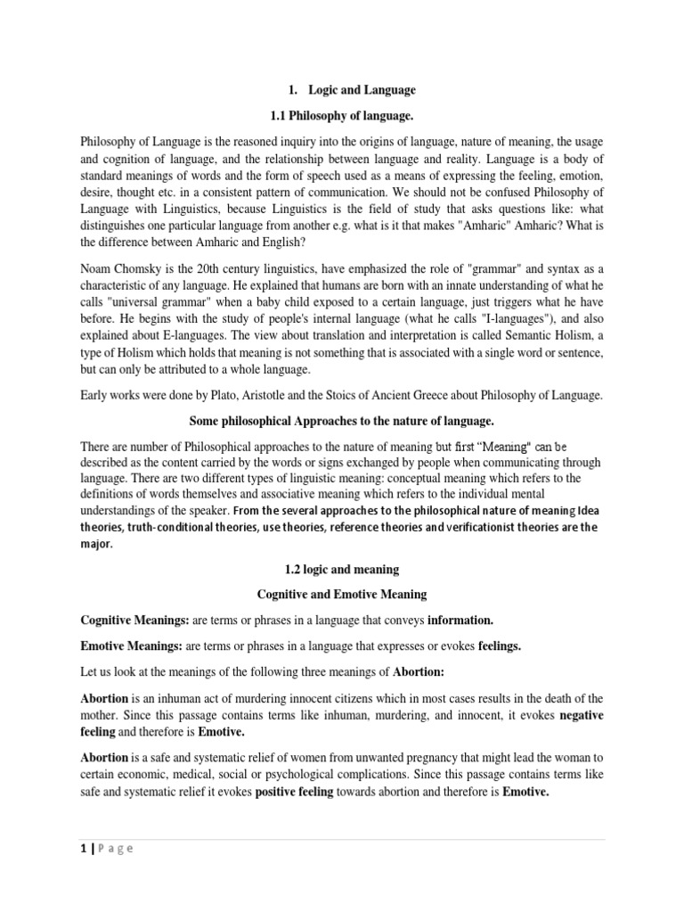 Language | Download Free PDF | Definition | Philosophy Of Language