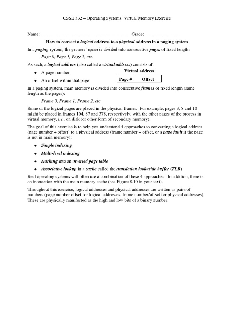 Virtual Memory | PDF | Computer Memory | Computer Programming