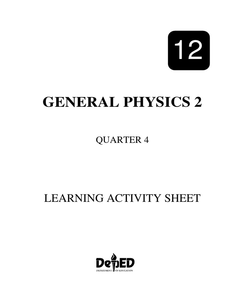 General Physics 2 Las Quarter 4 | PDF | Electromagnetic Induction ...