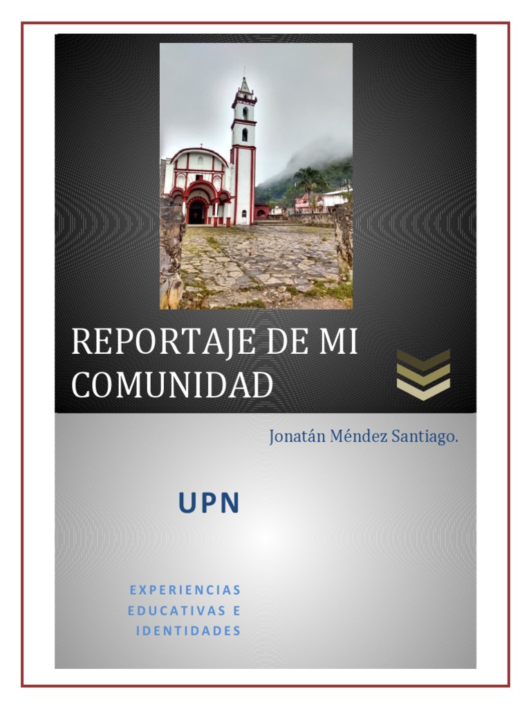 JMS - Reportaje de Mi Comunidad | PDF