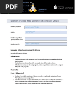 Examen Final de Linux Essentials 9 | PDF | Usuario (informática) | Archivo de computadora