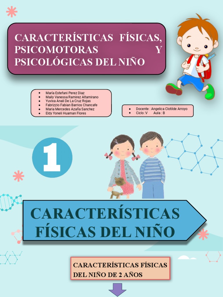 Características físicas y psicológicas del niño | PDF