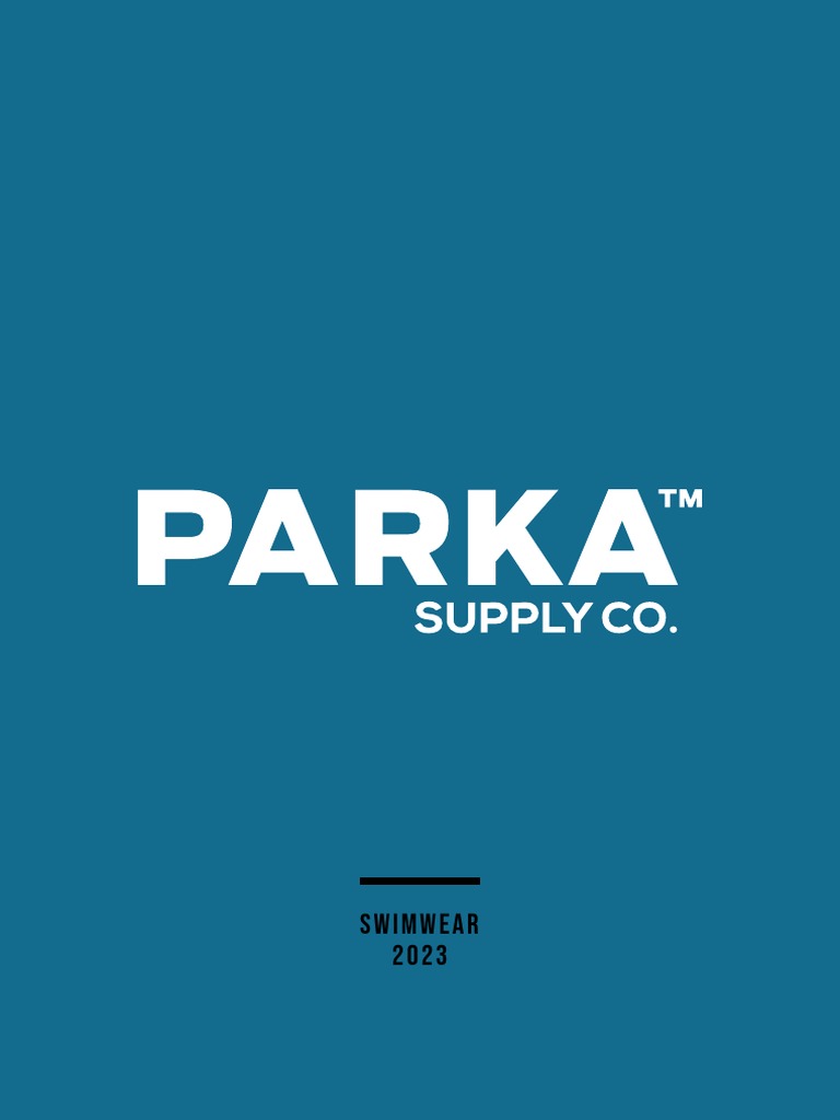 Catalogo Trajes de Baño PARKA SUPPLY CO - SS23 | PDF