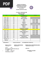 Class Program 2023 2024 | PDF