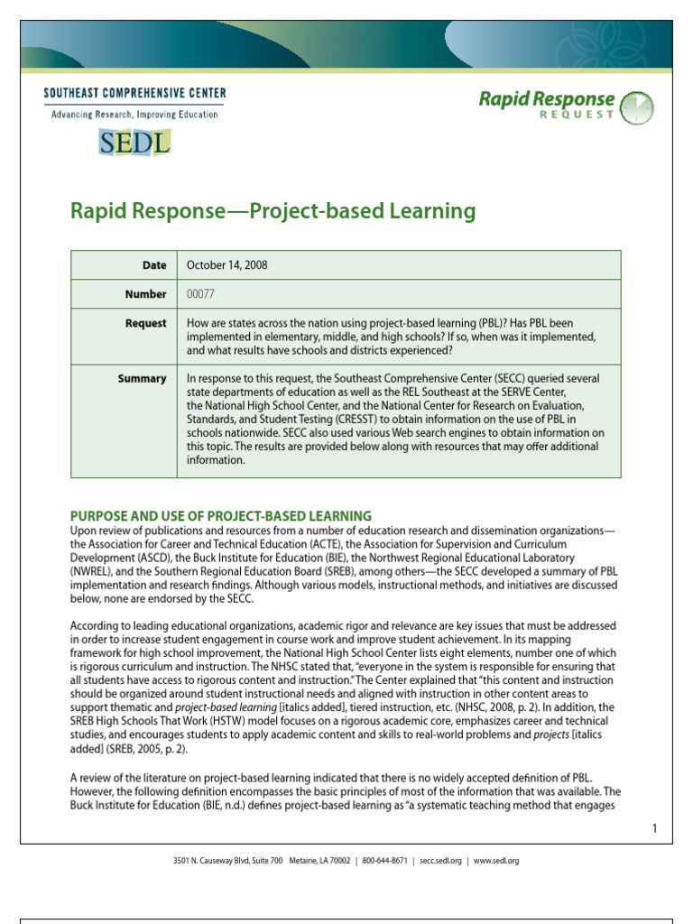 Rapid Response-Project-based Learning: Date Number Request | Download ...