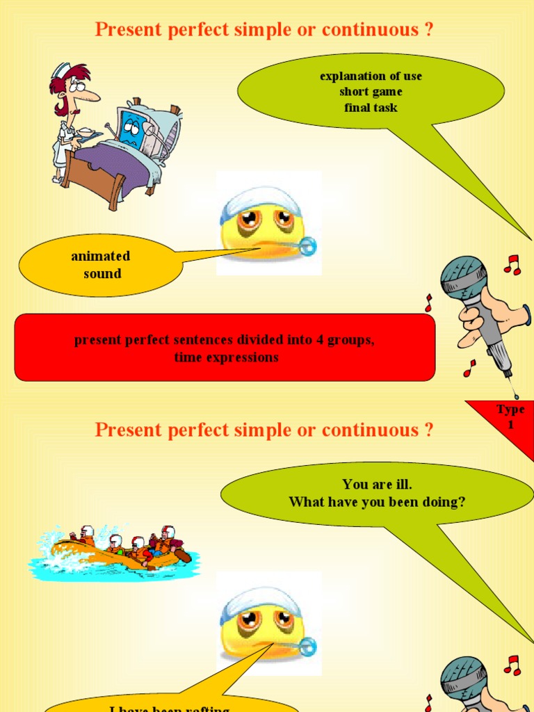 Present Perdect Simple or Continouns Explanation and Exercises | PDF ...