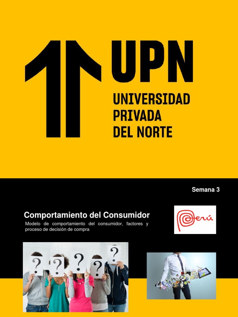 MKT Sem 3 Cconsum Upn Wa | PDF | Comportamiento | Los consumidores