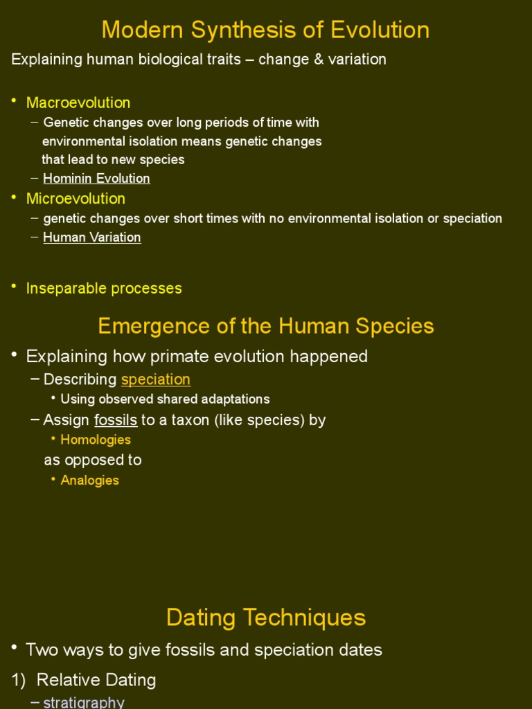 Unit 2 Anthropology Notes | PDF | Ape | Homo