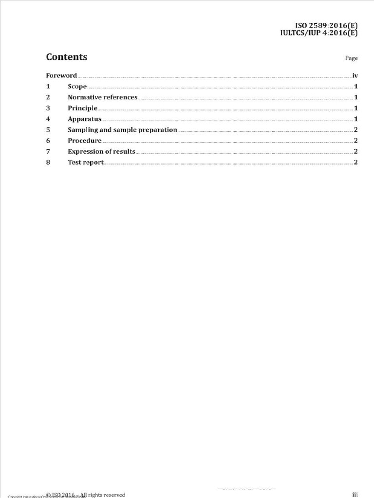 Iso 2589 Iii | PDF