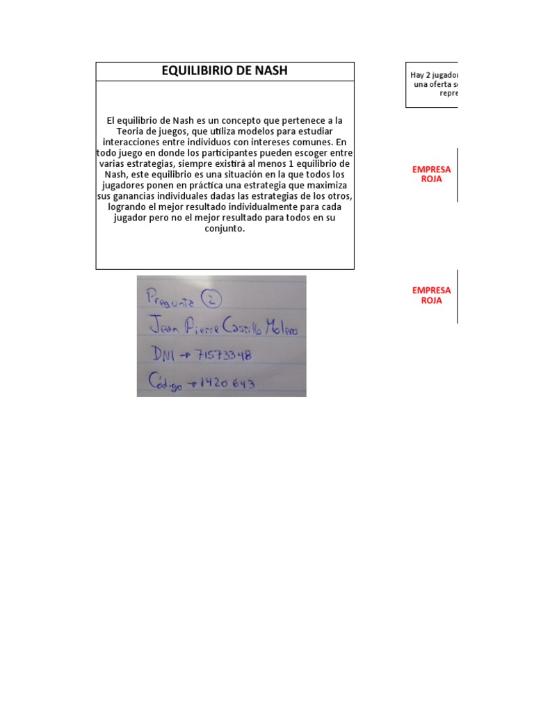 Pregunta 2 - Jean Castillo - Teoria de Decisiones | PDF | Economía ...
