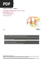 9709 A Level Maths Syllabus Update 2026 | PDF