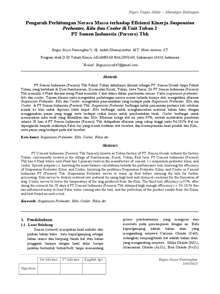 Aaaaaaa Paper Tugas Akhir | PDF