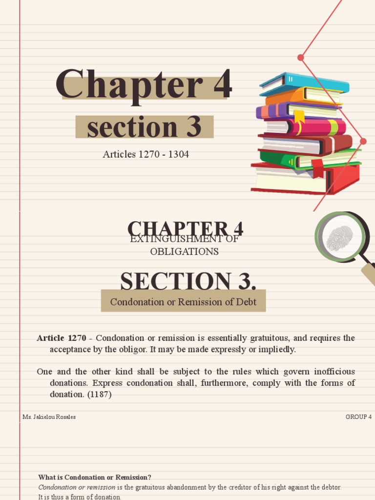 Group 4 Chapter 4. Sec 3 6 Final | PDF | Guarantee | Assignment (Law)