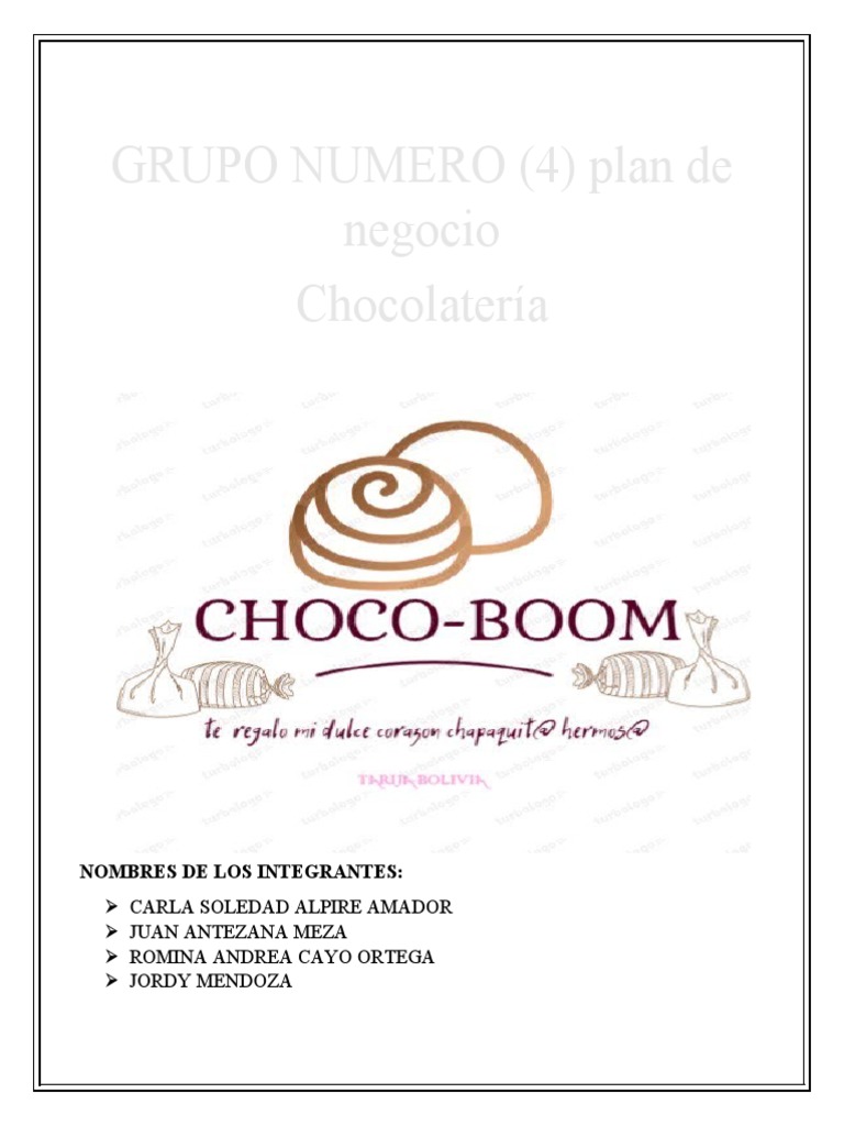 Choco-Boom Final Final | PDF | Producto (Negocio) | Calidad (comercial)