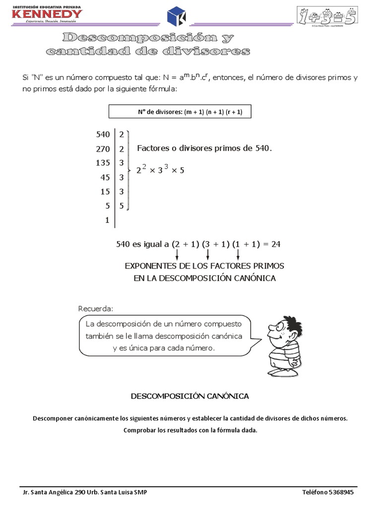 Numeros Primos y Compuestos | PDF | Teoría de los números | Matemática ...