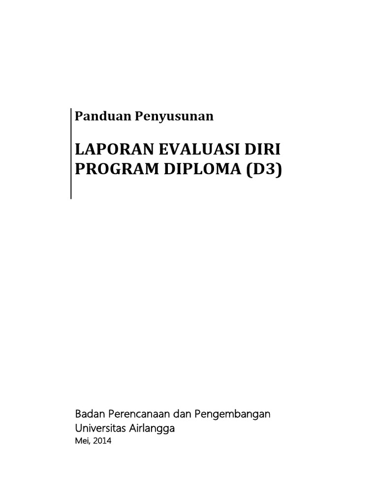 EVALUASI PROGRAM D3 | PDF