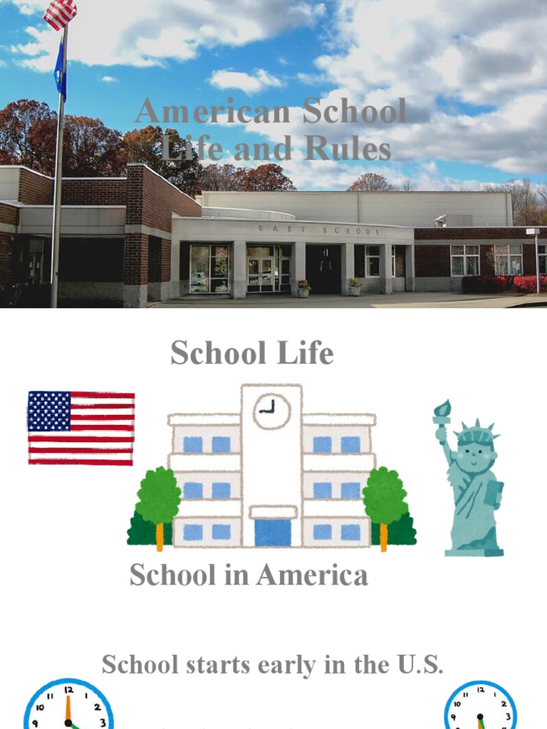American School Life and Rules | PDF