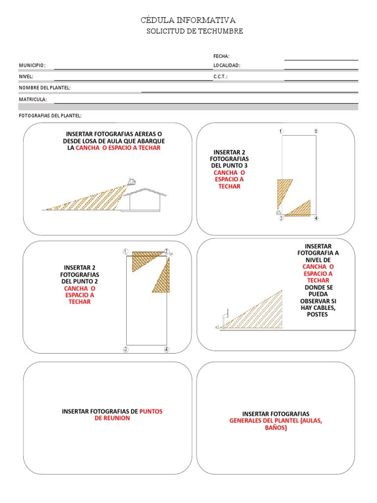 Formato Techumbre | PDF