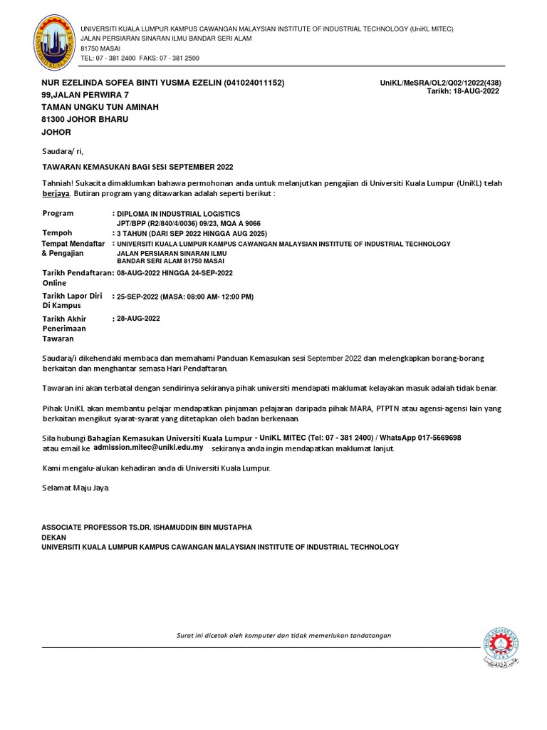 Offer Letter 2 | PDF