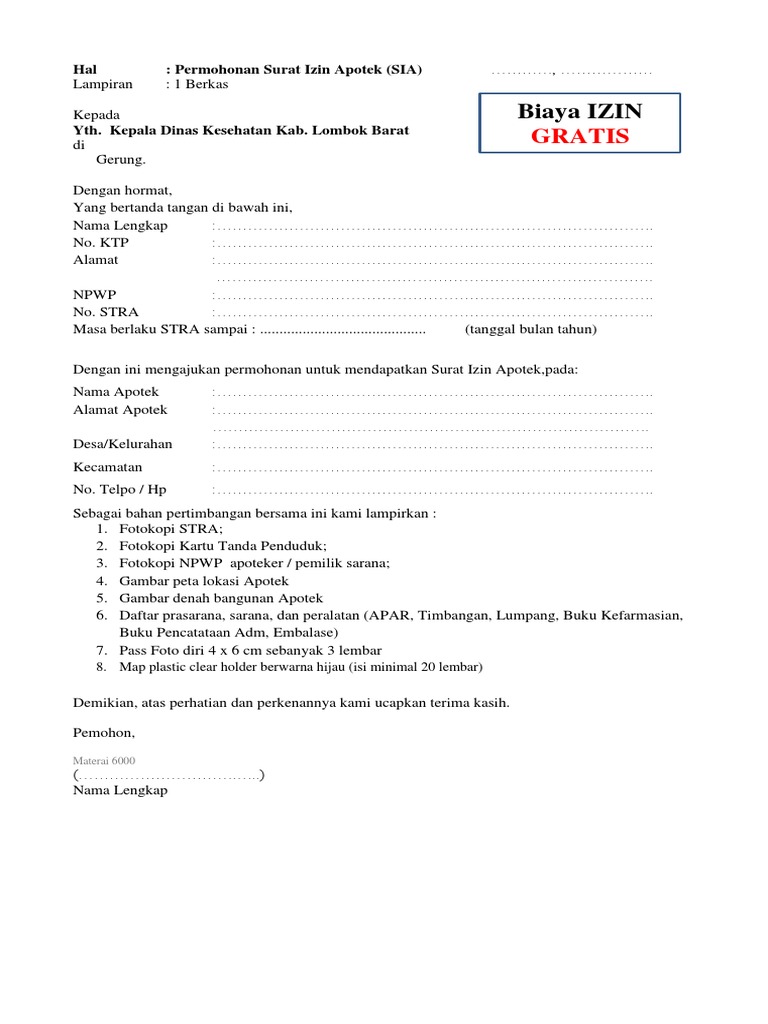 Form Permohonan SIA - 2019 | PDF | Game & Aktivitas | Hukum