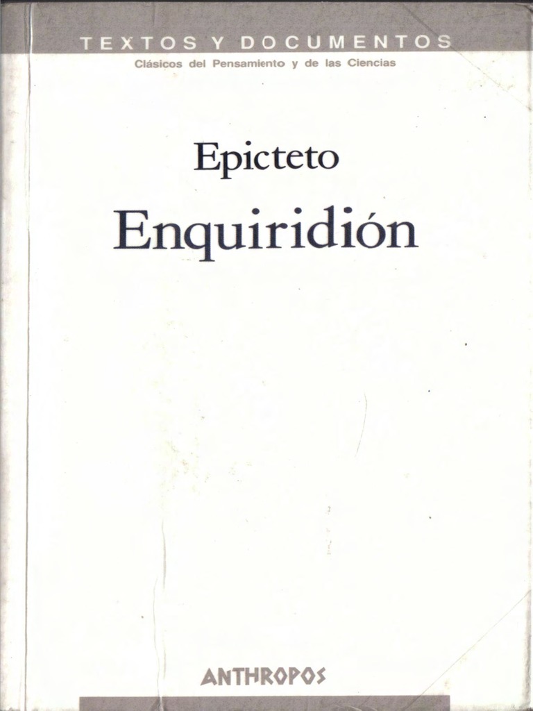 Enquiridión by Epicteto | PDF