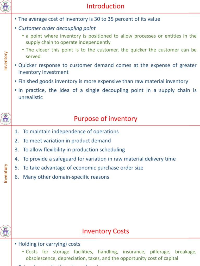 2 Inventory Control | PDF | Inventory | Business