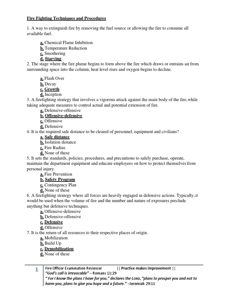 5FOE Pre Fire Planning Etc | PDF | Leadership | Combustion