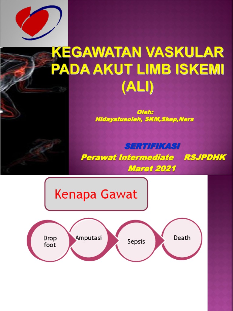 Kegawatan Vaskular Pada Akut Limb Iskemi (ALI) | PDF