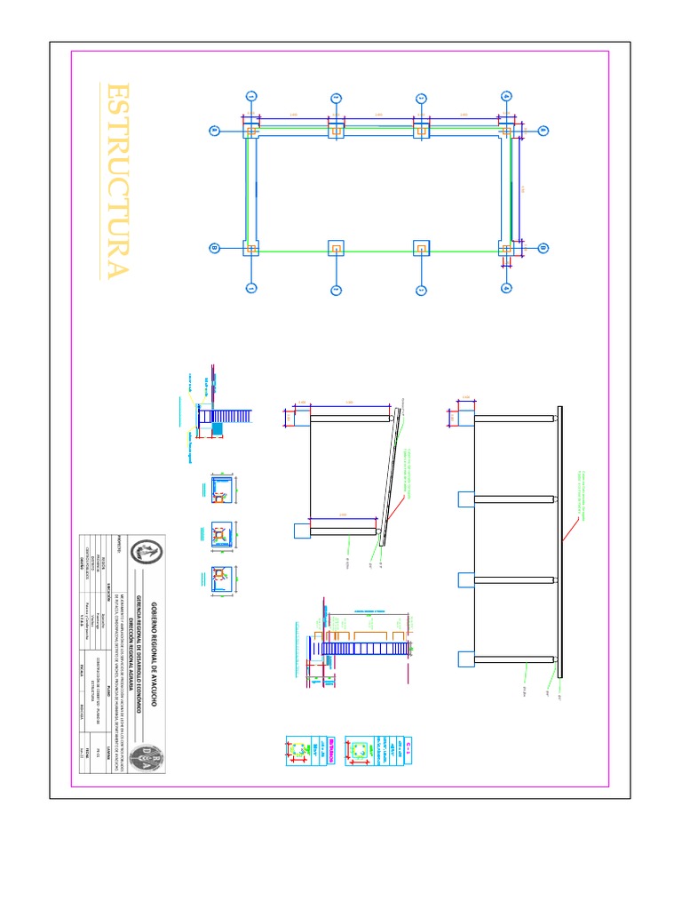Plano de Cobertizo en Estructura de Madera | PDF