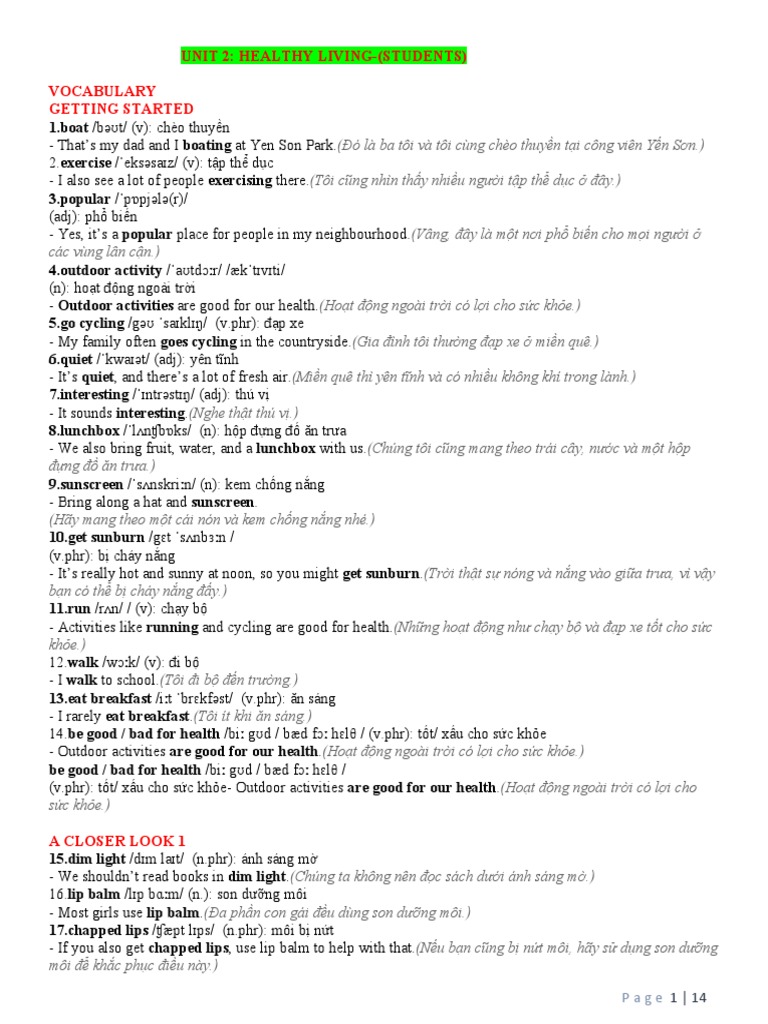 Unit 2 Global 7 New HS | PDF