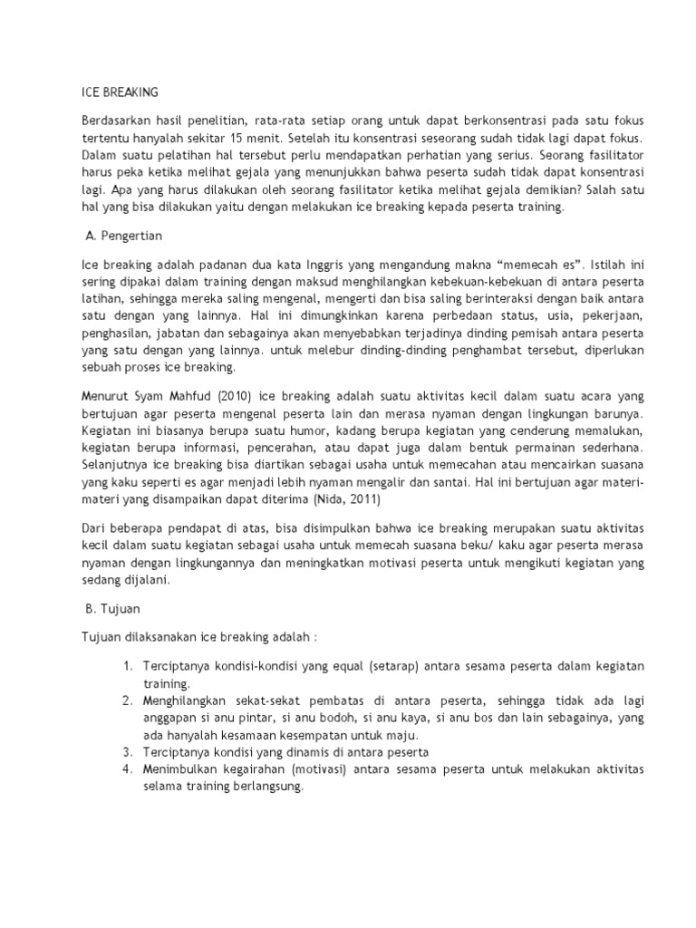 Ice Breaking | PDF